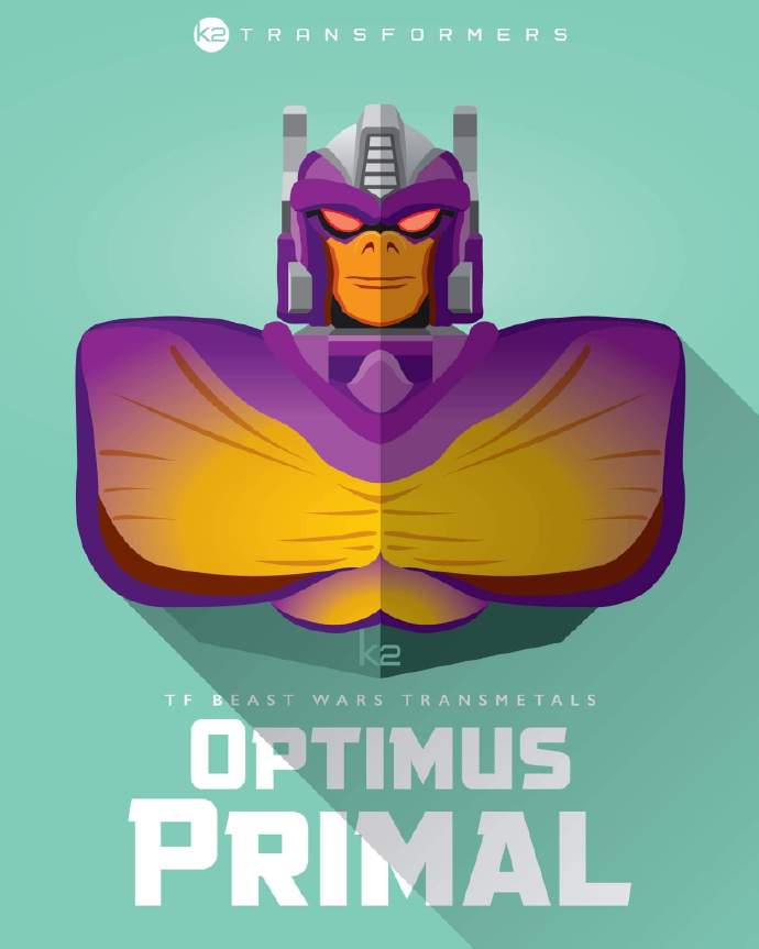 Three different forms, illustrations of Autobot leaders of the ...