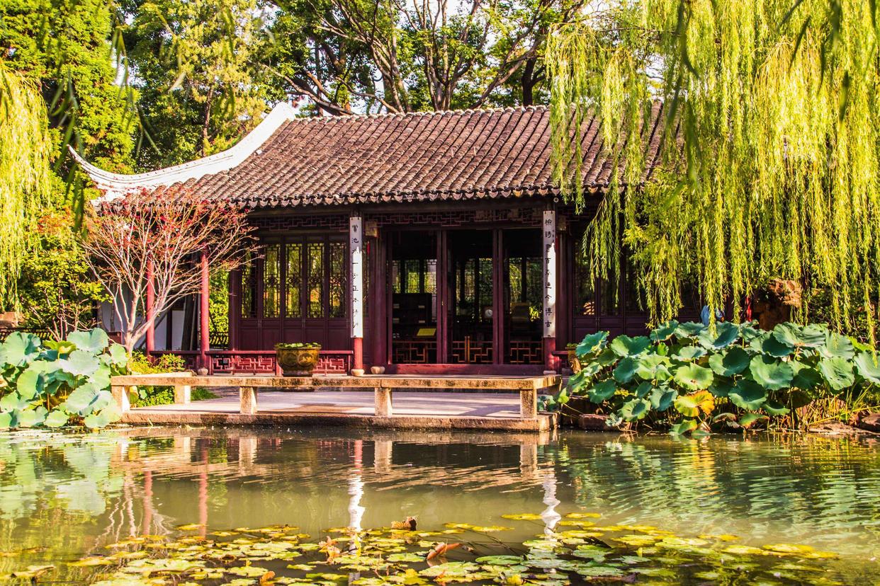 Ancient Chinese Garden Architecture Art - iMedia