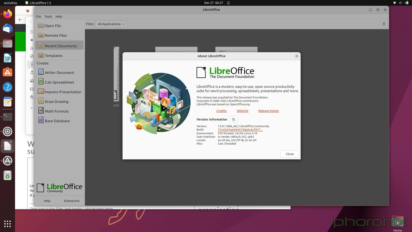 Open-source office suite LibreOffice 7.5 first release candidate ...