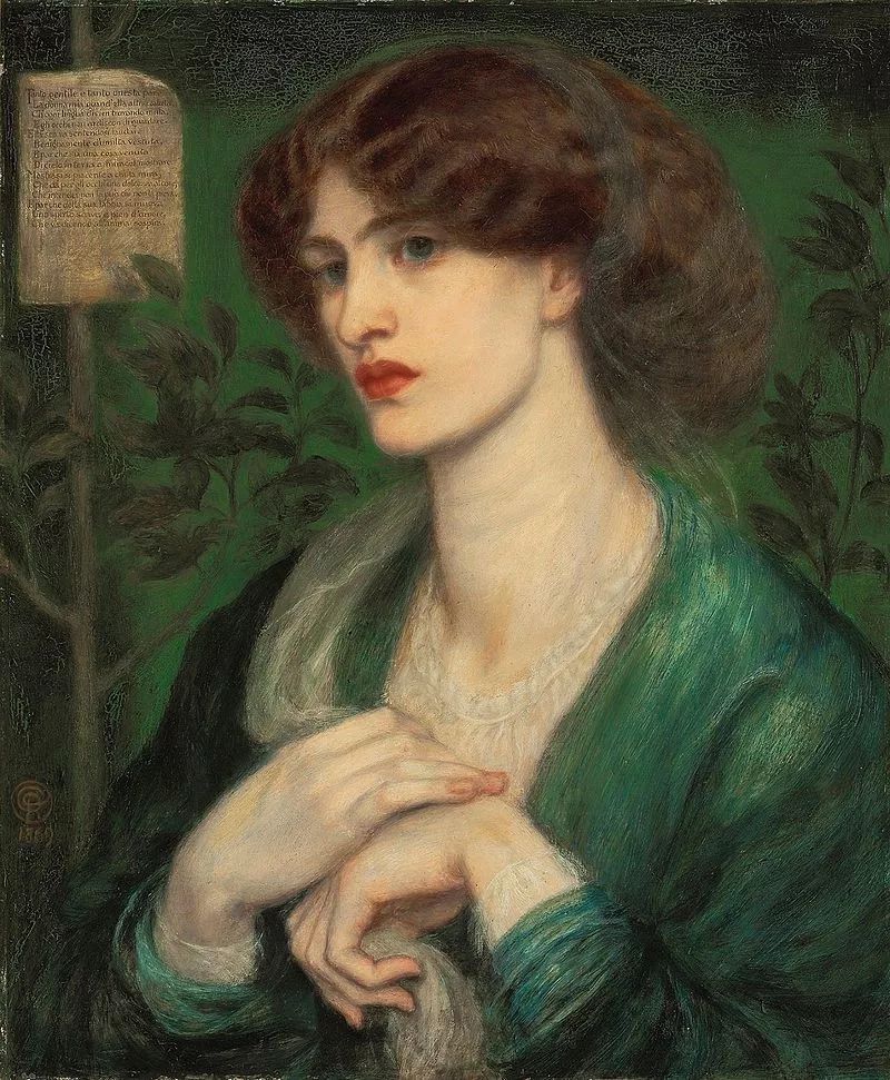 Rossetti, a British Pre-Raphaelite painter with extremely rich emotions ...
