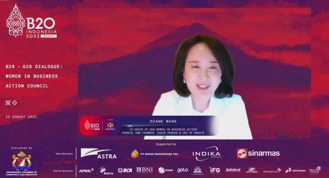 Dunhuang.com Group Wang Shutong attended the B20-G20 Annual Dialogue ...