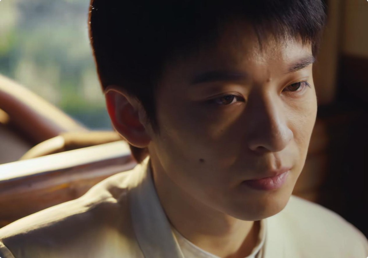 Looking at the face for thousands of years, but looking down, but with ...