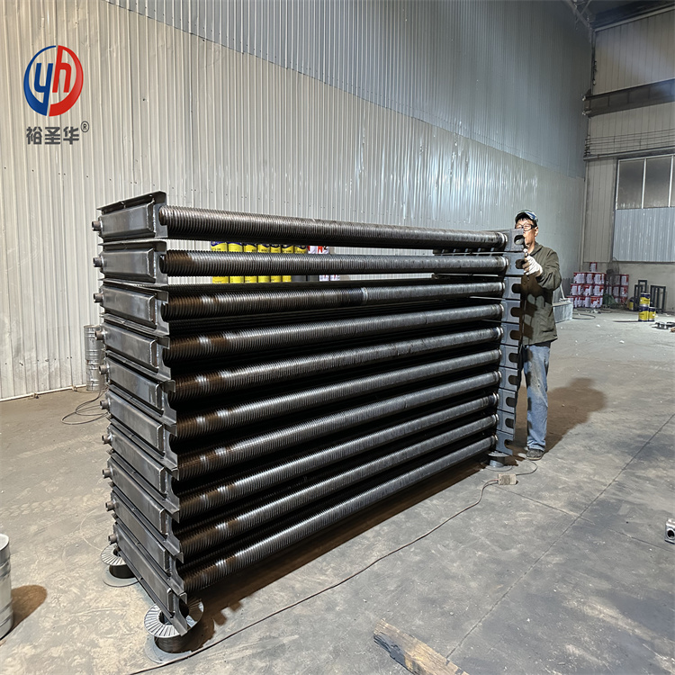Hot water finned tube radiator steel aluminum composite finned tube ...