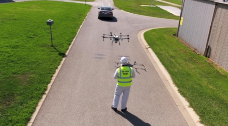 Will the drone's autonomous precision landing system maintain stability ...