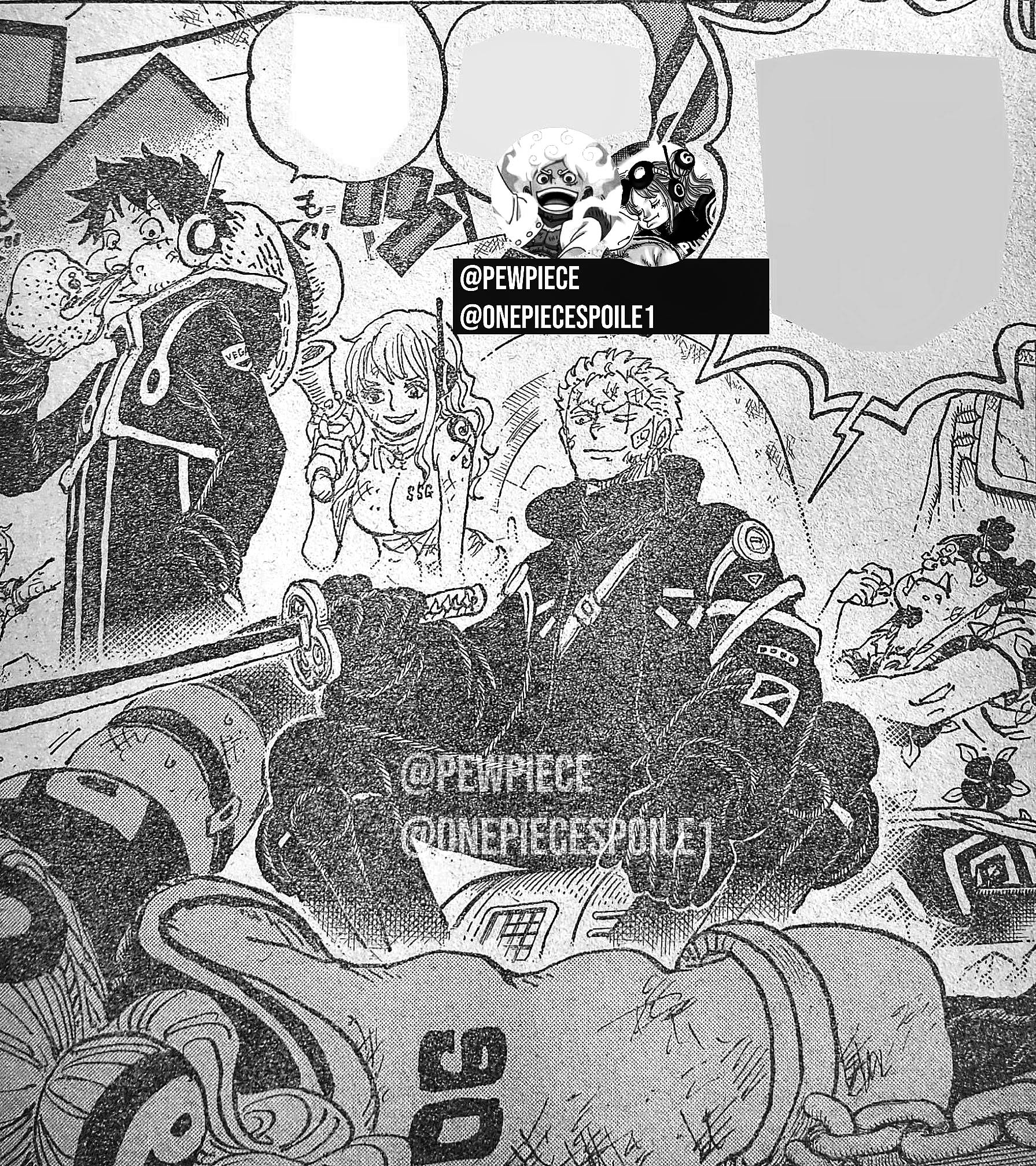 One Piece 1089 comic map: Luffy and Sauron are injured, York cries for ...