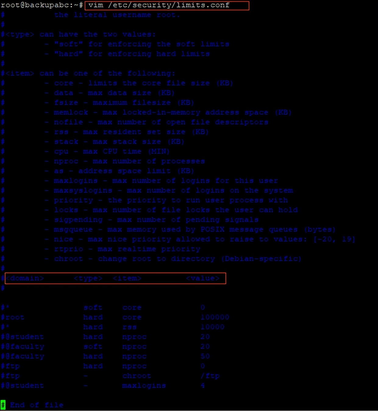 快速上手ulimit命令 - 資訊咖