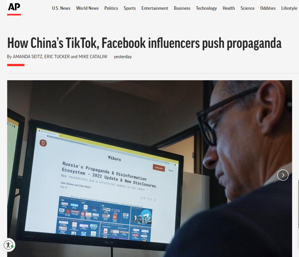 Chinese journalists were "smeared" by the Associated Press for ...