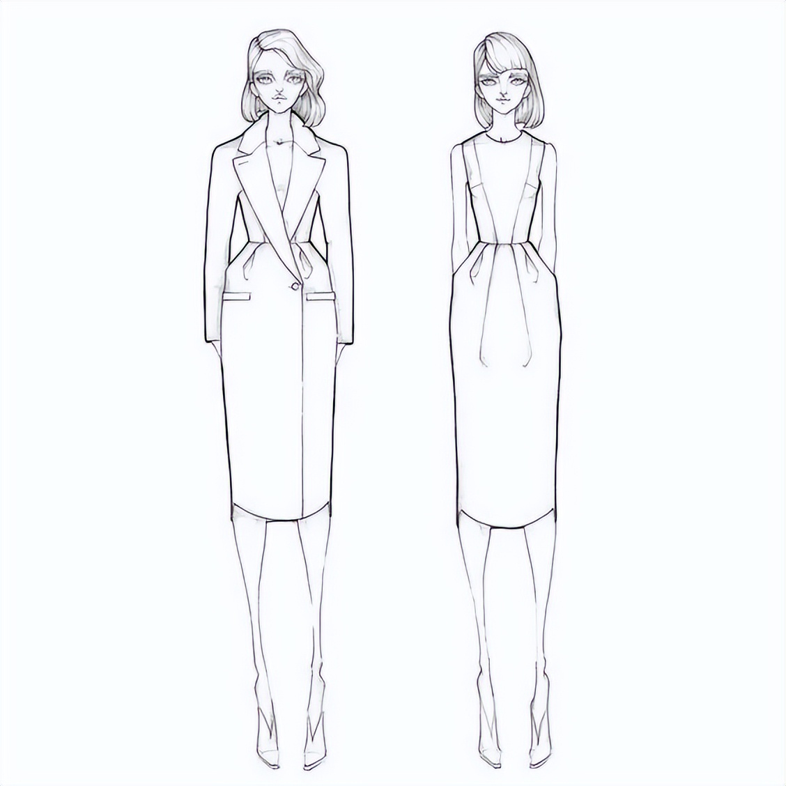 How to draw beautiful clothing renderings?Start with the lines! - iNEWS
