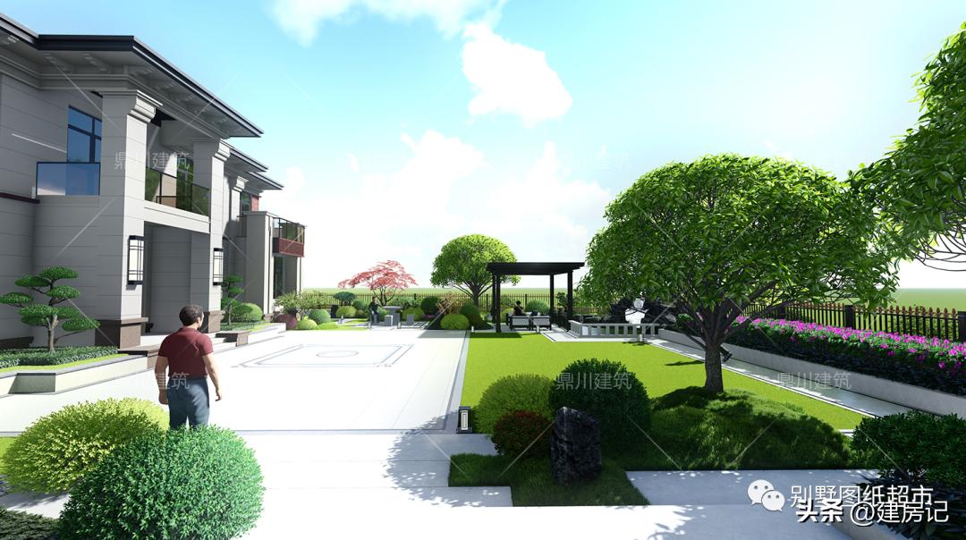 4 sets of rural villa courtyard design schemes, high-end and stylish ...