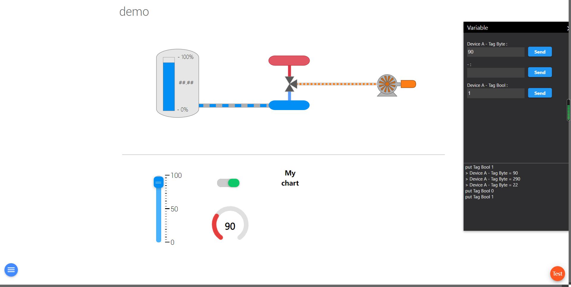 IoT development tool: powerful web-based drag-and-drop configuration ...