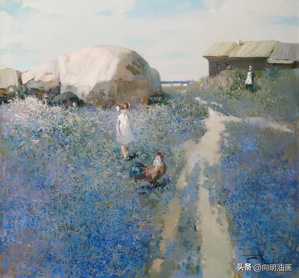 Russian landscape oil painting artist Alexander Ivanovich Savin - iNEWS