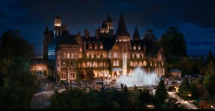 Take you to appreciate the details of the mansion design in the movie ...
