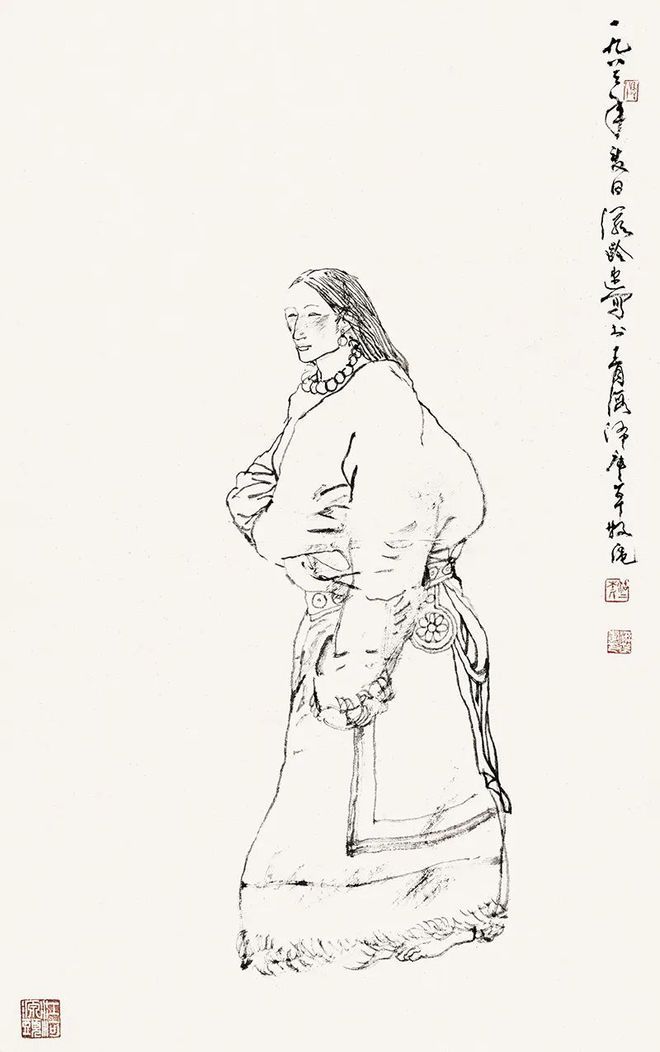 Appreciation and analysis of Du Ziling's figure paintings, which can be ...