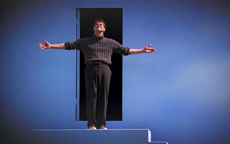 In "The Truman Show", Truman, a man living in an illusion, breaks the ...