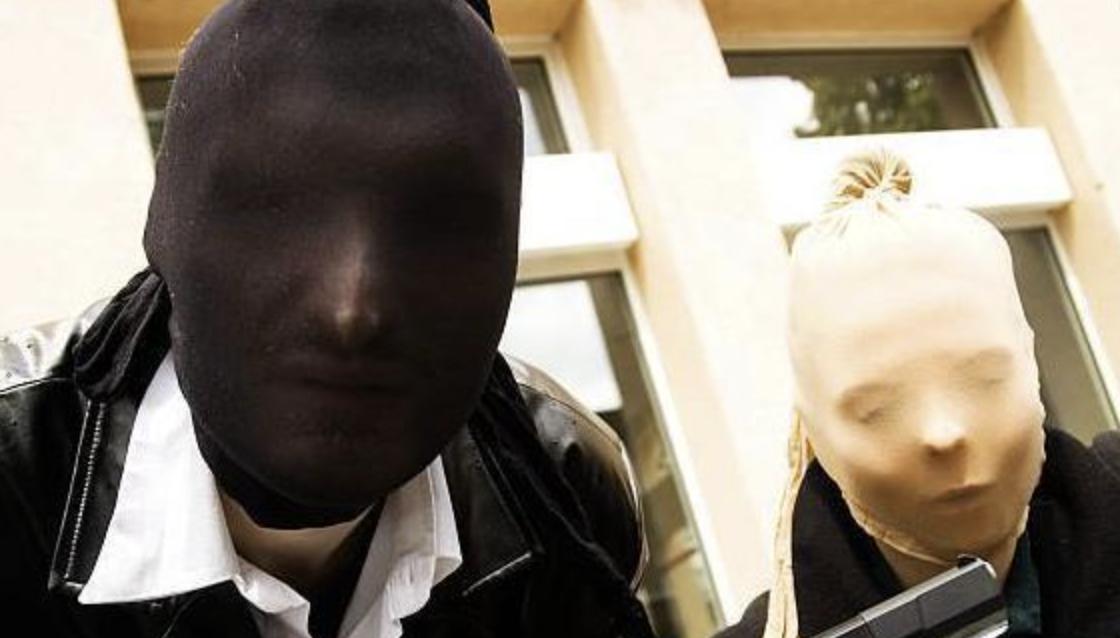 Why do robbers put black silk on their heads when they rob? Why not put ...