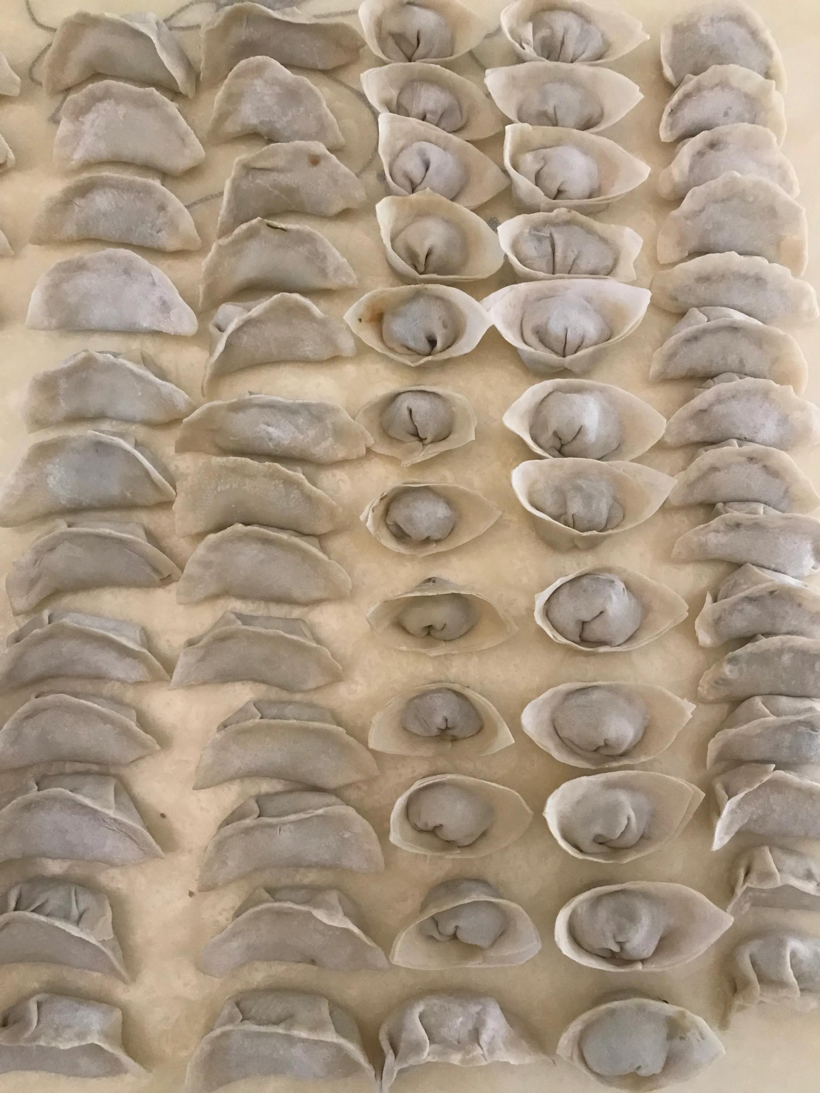 Are wonton skins thinner than dumpling skins? A day of making dumplings ...