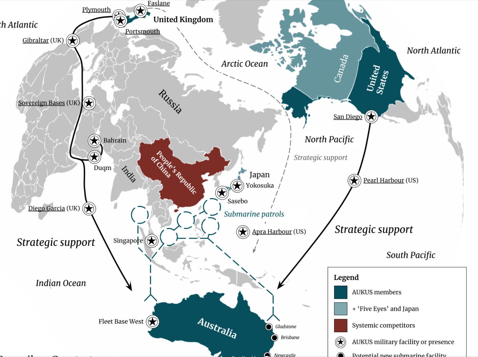 The Australian Navy disclosed the AUKUS plan: to receive two US nuclear ...