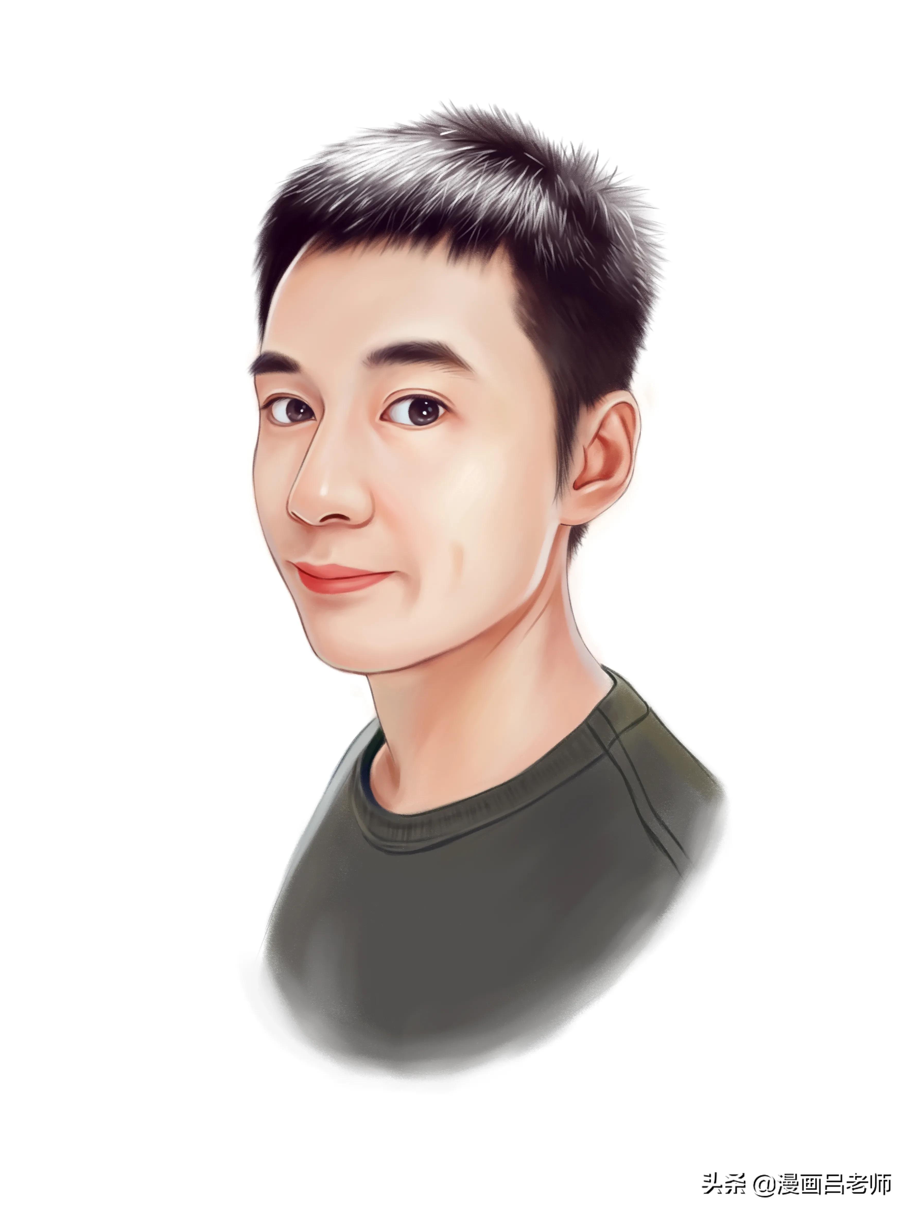 Change your New Year's avatar!Hand-painted realistic avatar with high ...
