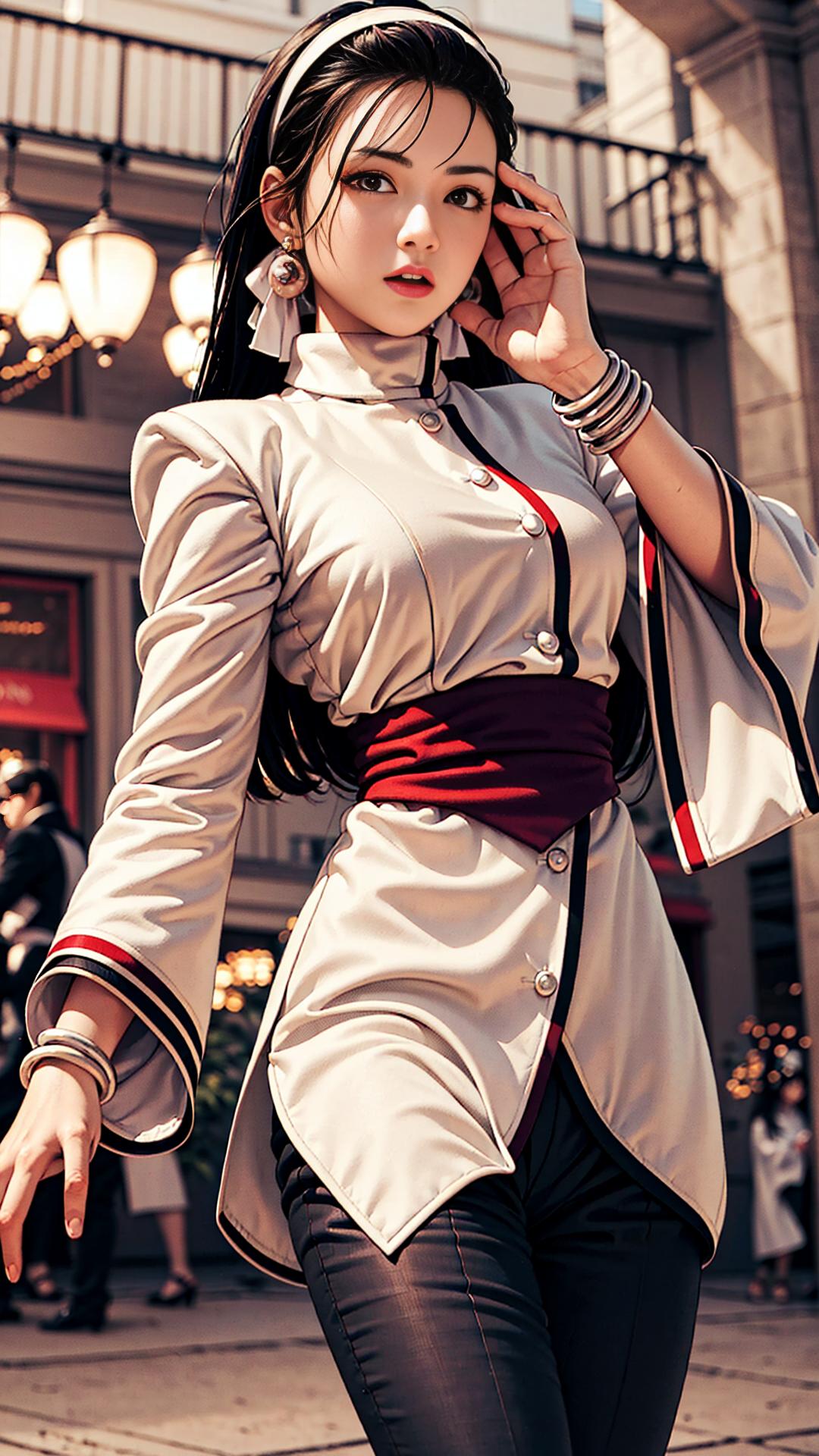 Female characters in AI painting: The King of Fighters - iNEWS