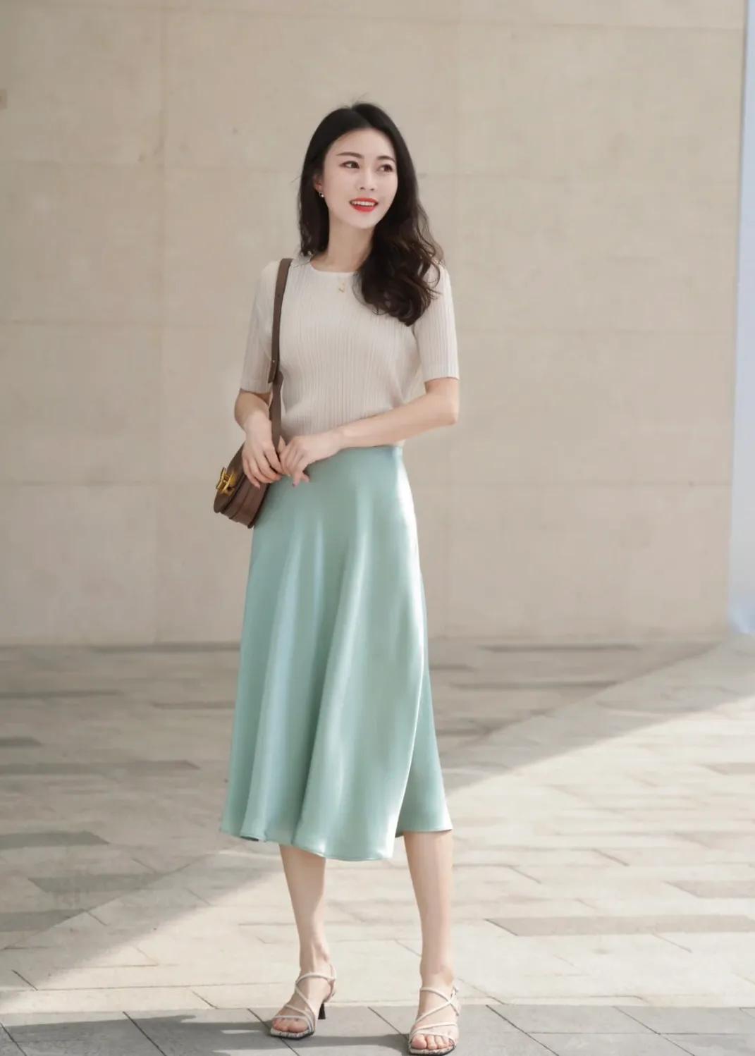 24 sets of commuter temperament outfits: refreshing and simple, the ...