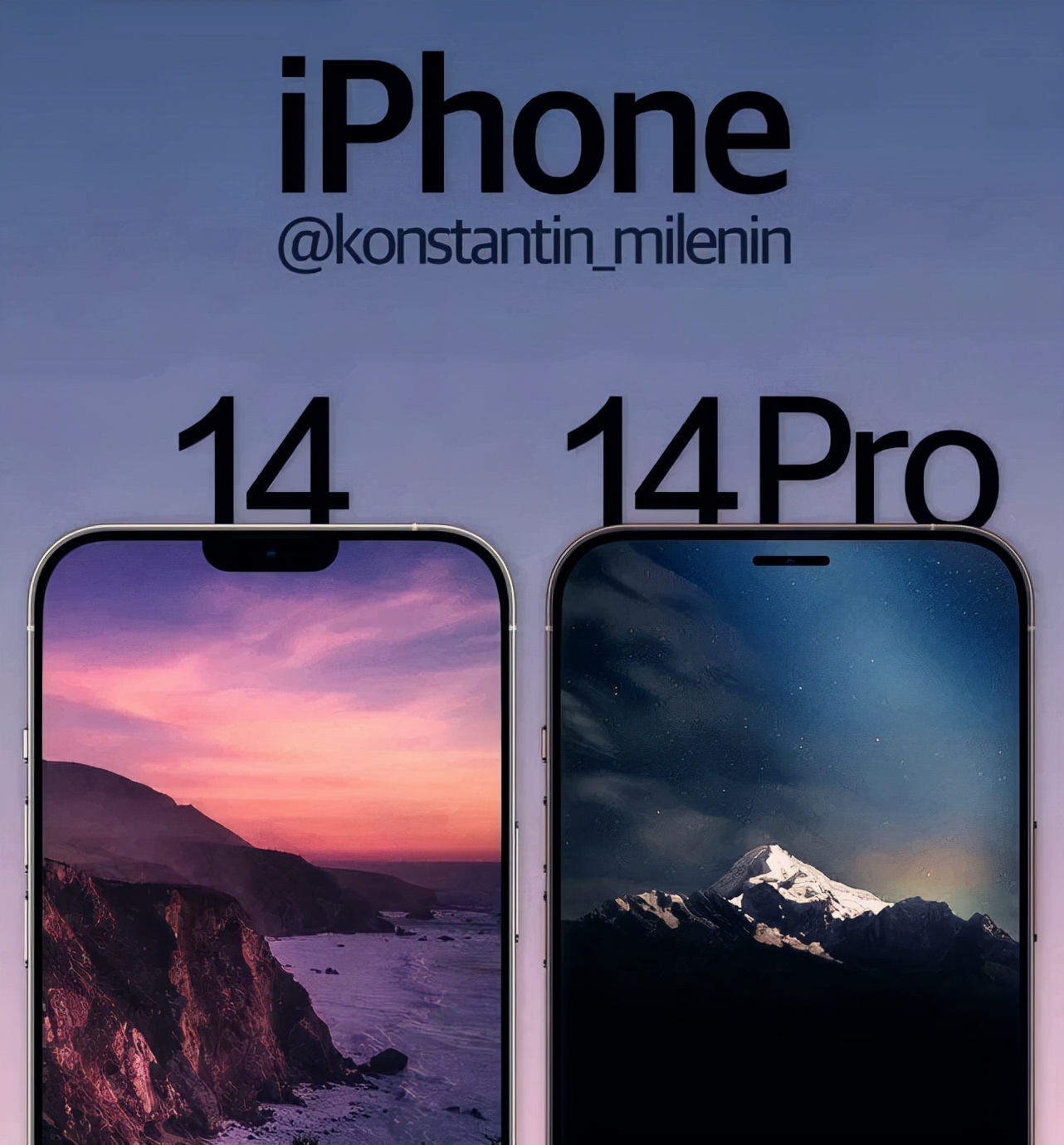 The rendering of the new iPhone is released, with strip-shaped digging ...