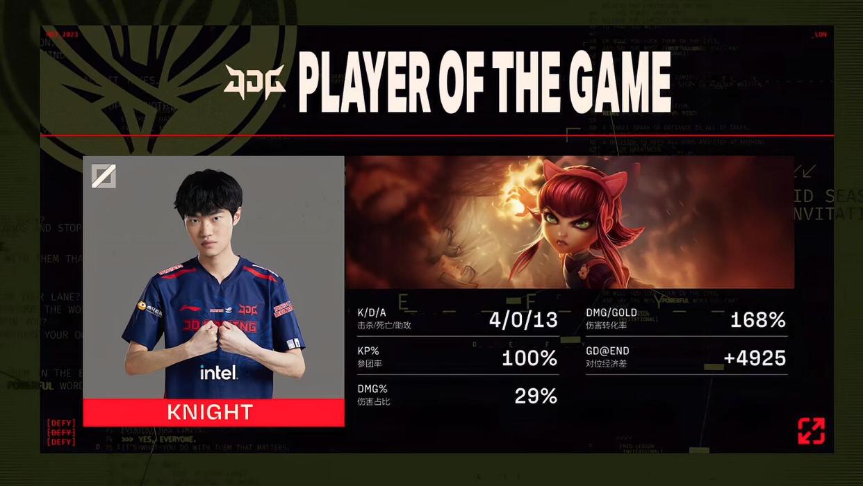 MSI勝決：JDG鏖戰五局力克T1挺進決賽！李哥三選泰坦鈎進敗者組 - 頭條匯