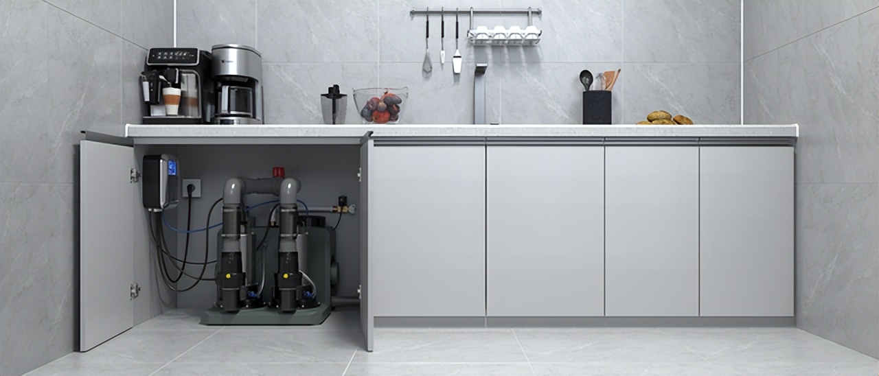 The kitchen sewage in the basement is oily, and the intelligent sewage riser can clean it - iNEWS