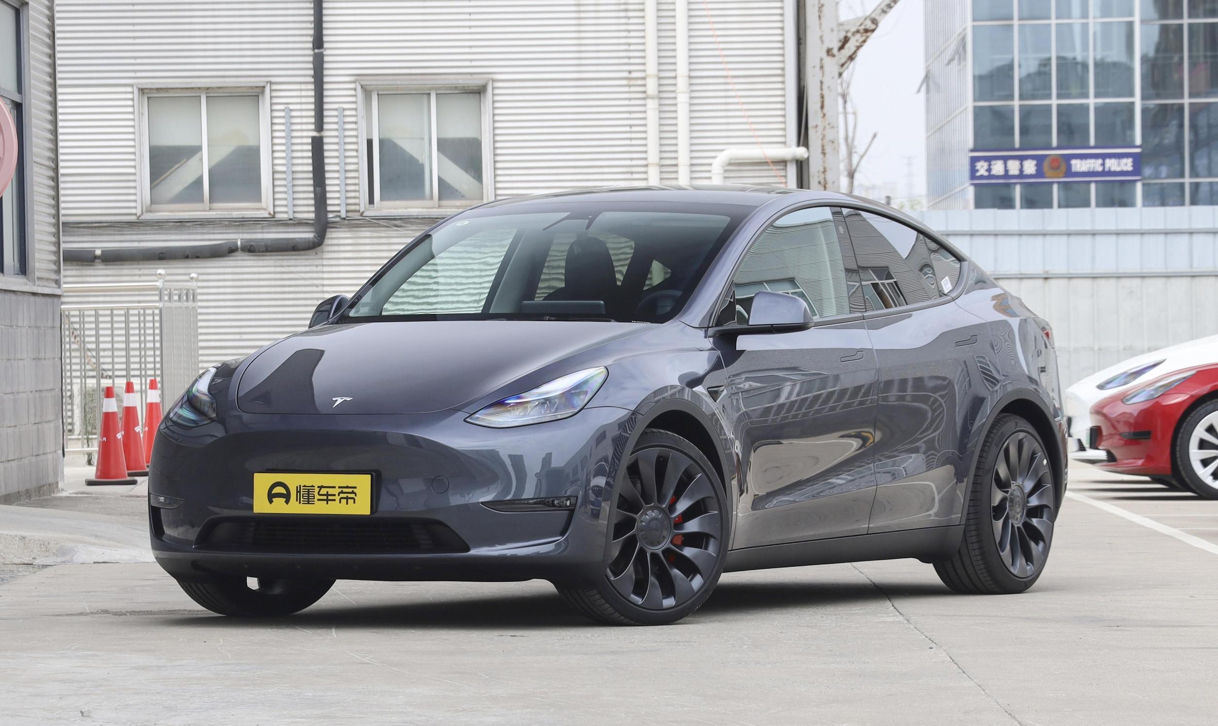 New car - Tesla Model Y long-range version high-performance version ...