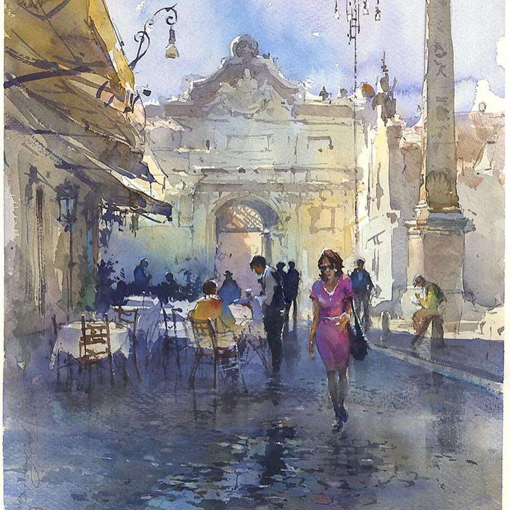 Appreciation of the works of Italian watercolor painter Igor Sava - iNEWS