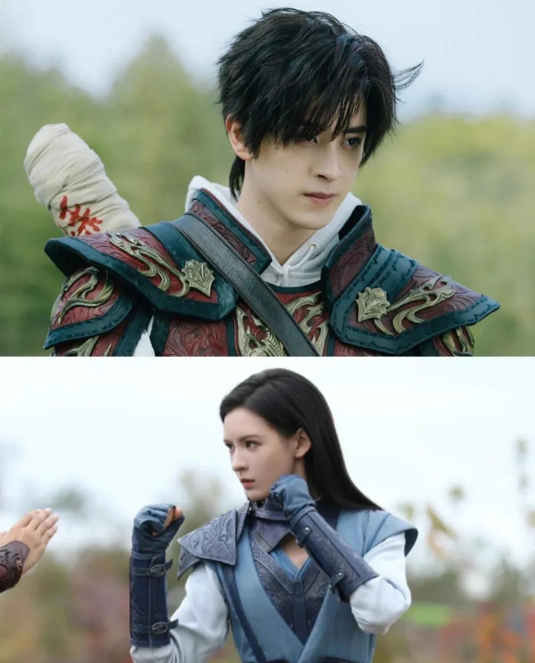 Ao Ruipeng, a young actor who looks like Wang Hedi, has acted in another drama adapted from ...