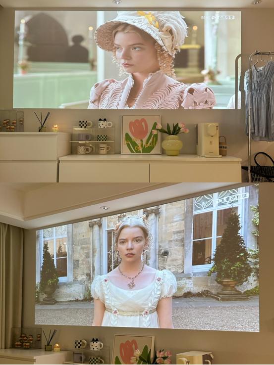 Which thin and light projector is better? Laser hot cannon Dangbei D5X ...