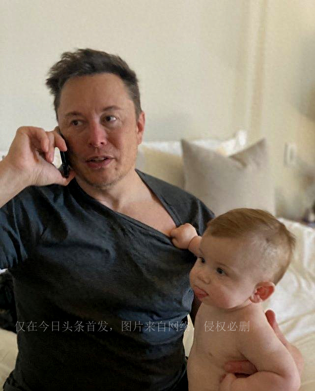 The president of Tesla revealed his love for his son. The youngest son ...