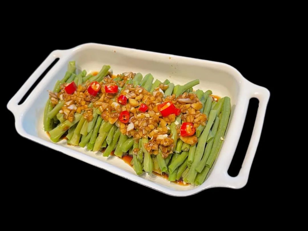 Chao Dad's lunch record on September 8, cold long beans, cucumber ...