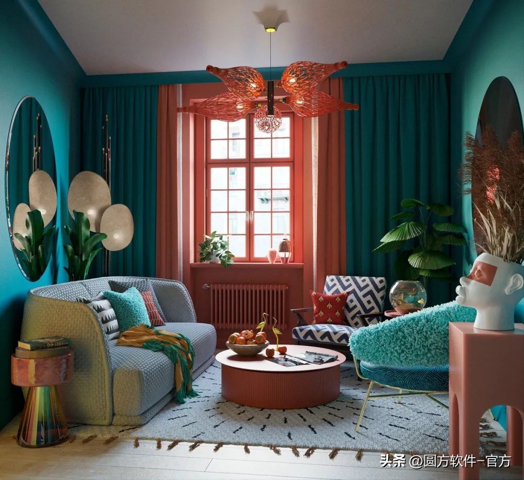 The secret of happiness this summer, the explosive dopamine home color ...