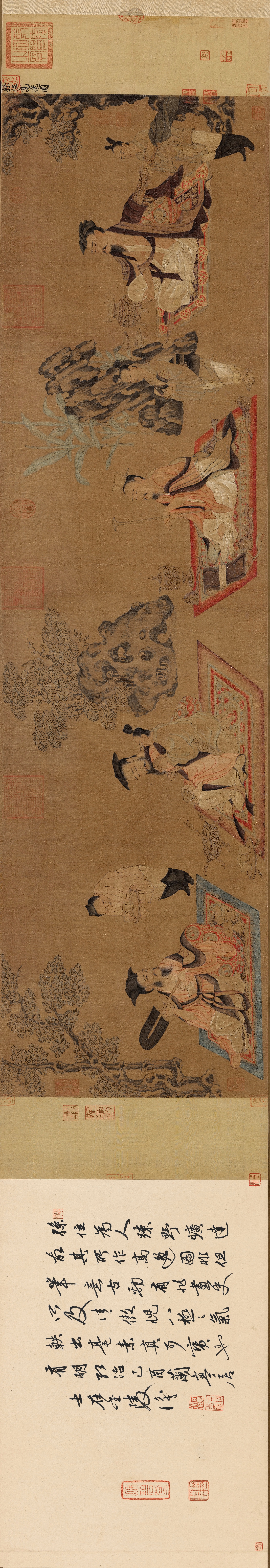 Tang_Sun Wei's "Gaoyi Tu" fully shows the "Gaoyi demeanor" of the seven ...
