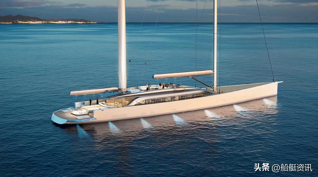 60-meter concept sailboat "Wind" - iNEWS