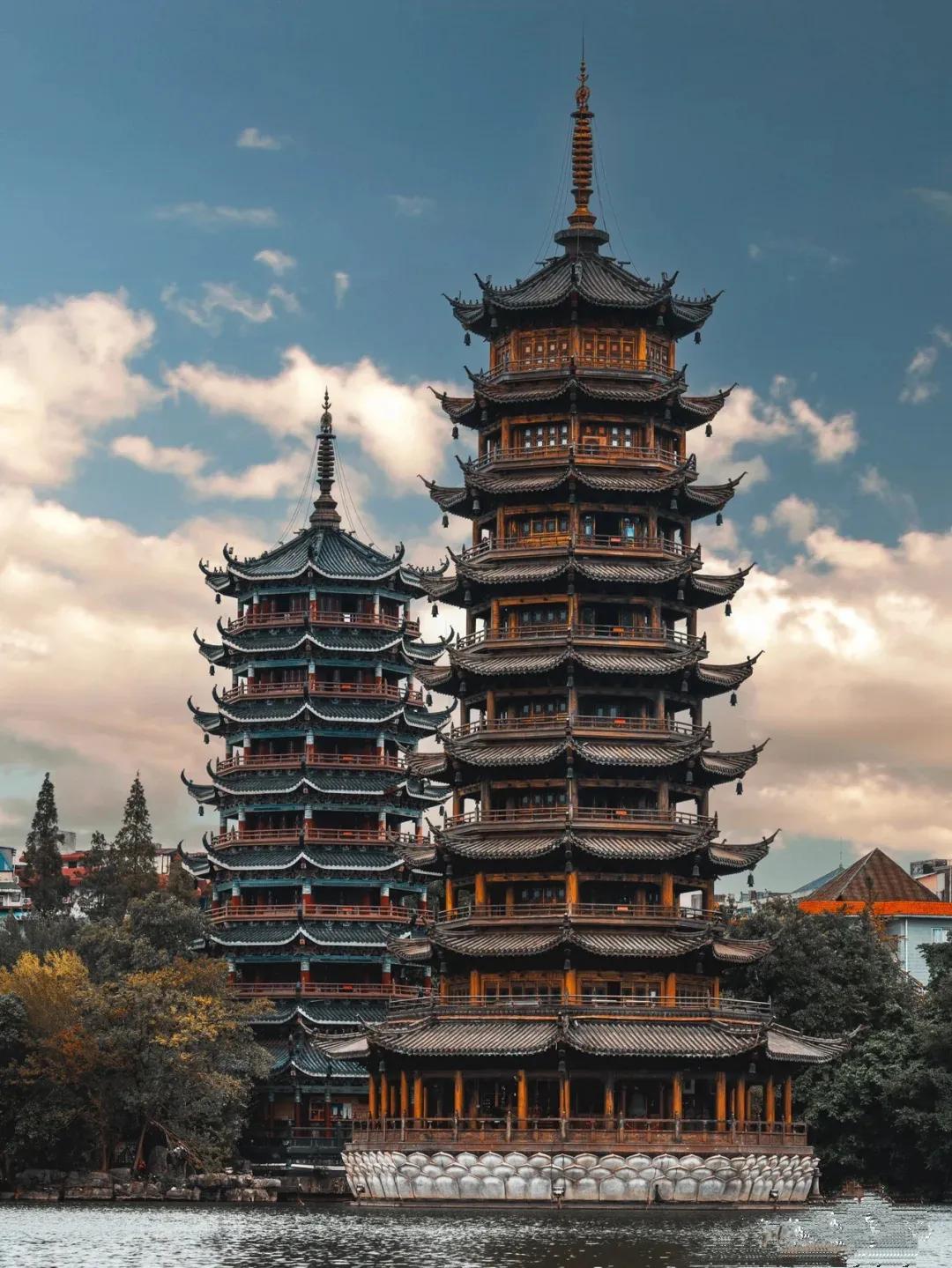 Known as the world's first copper tower!Guilin not only has the best ...
