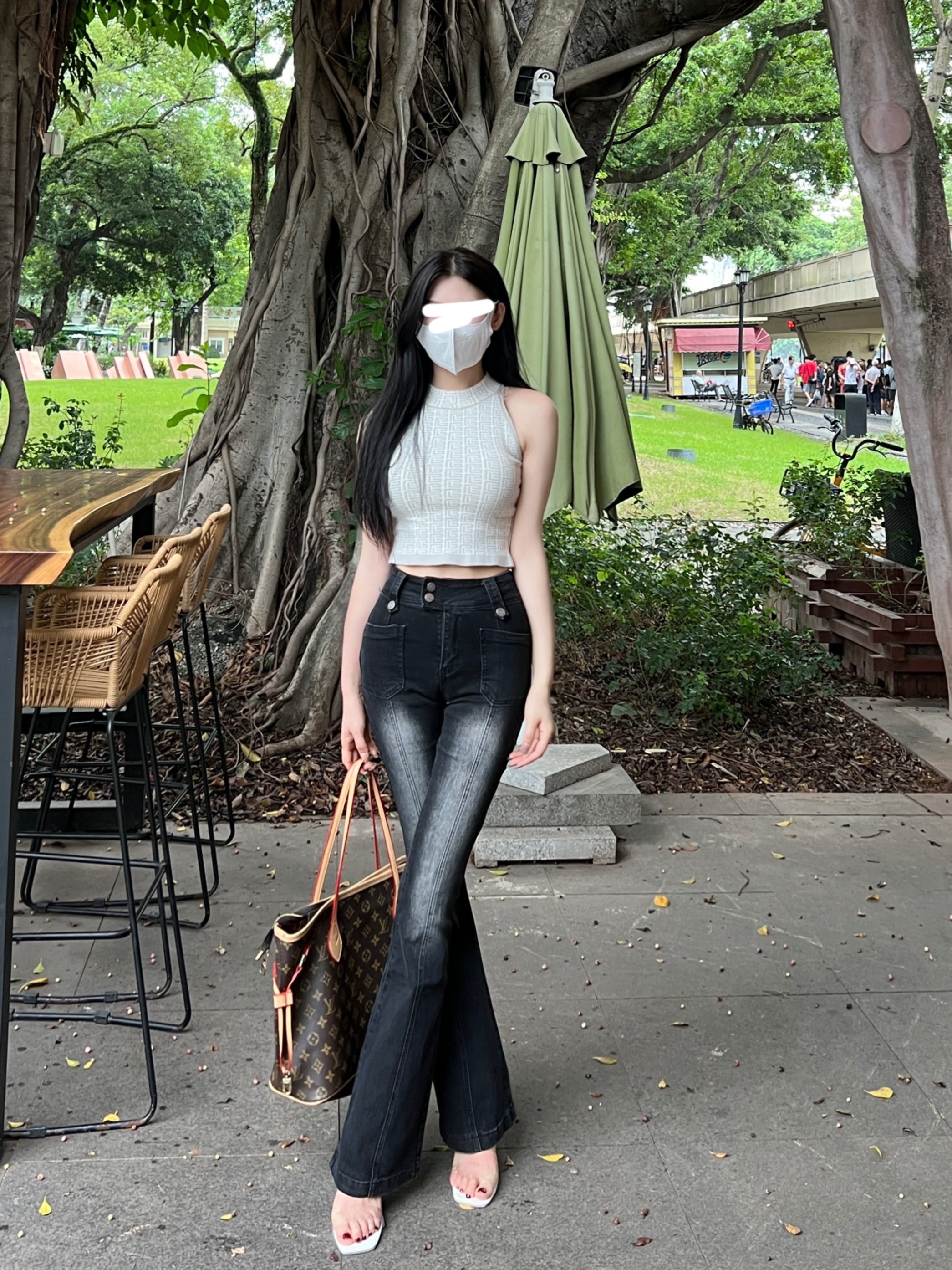 How should wide leg jeans match?Jeans matching skills - iNEWS