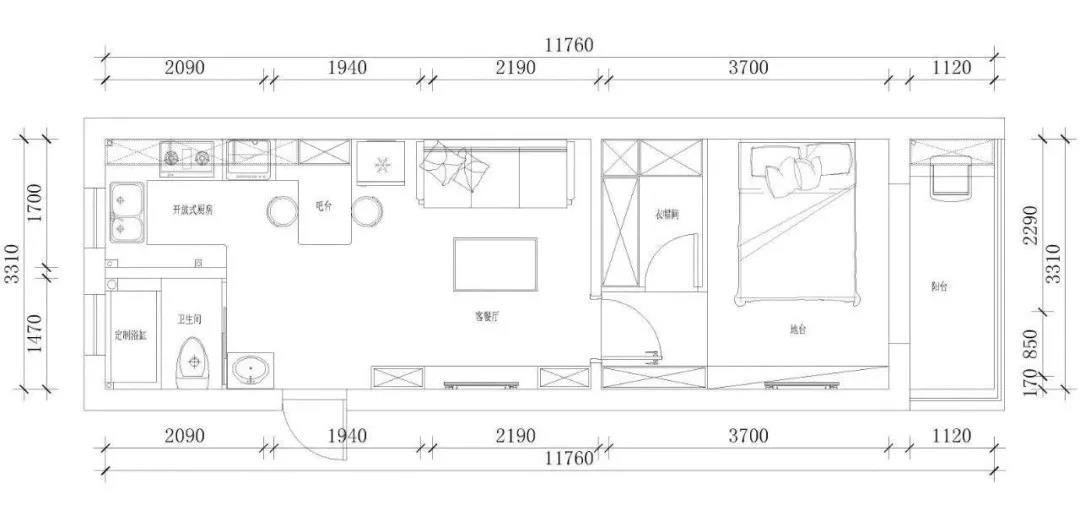 The 38-square-meter small house of the hostess in Hangzhou was clean ...