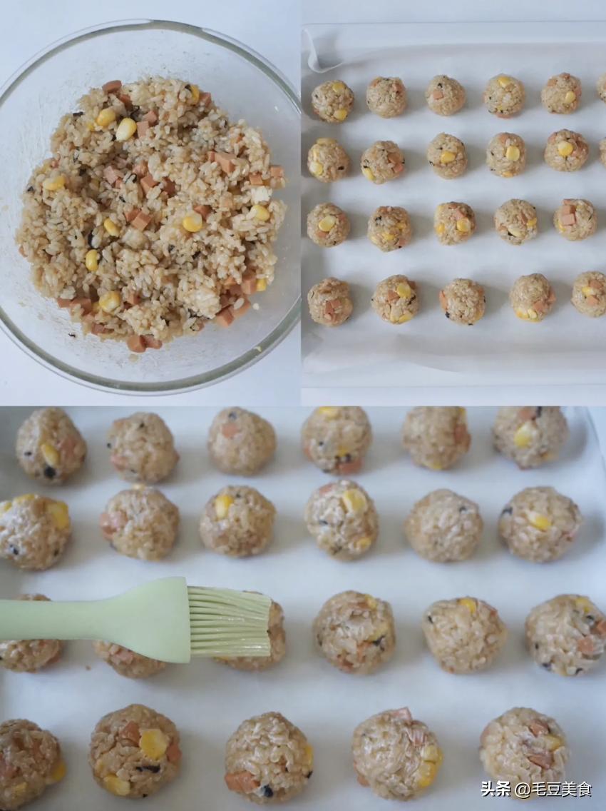 The leftover rice is too much to eat, I will teach you how to make rice ...