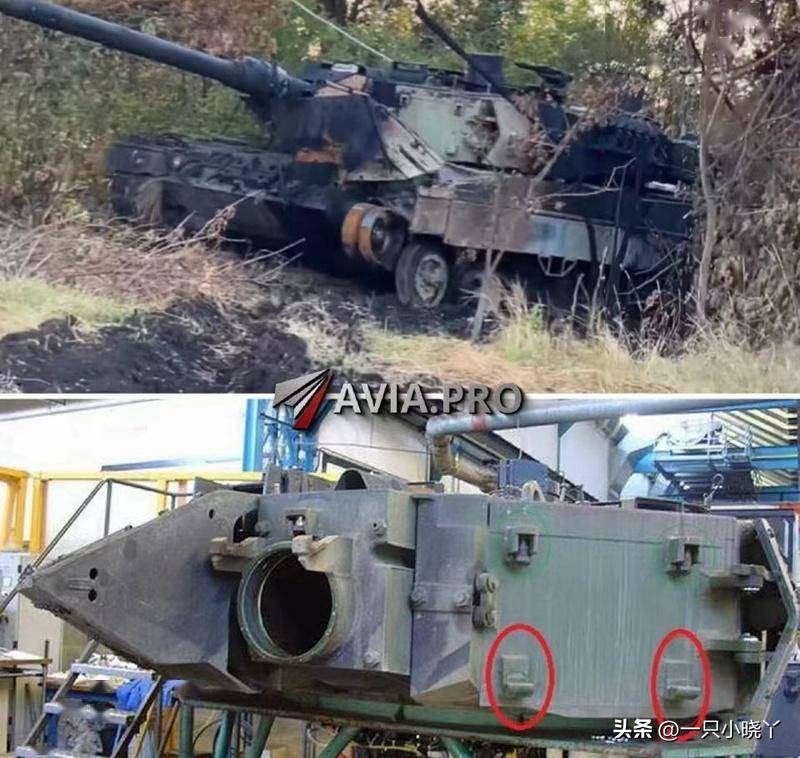 Too bad! The Russian cornet missile penetrated the Leopard 2A6 tank ...