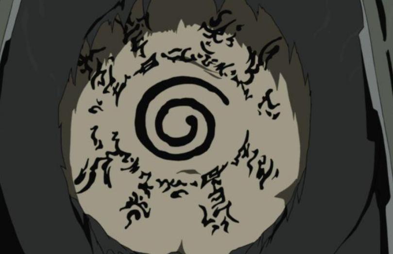 What is the circle on Naruto's belly?It's not just the seal of the ...