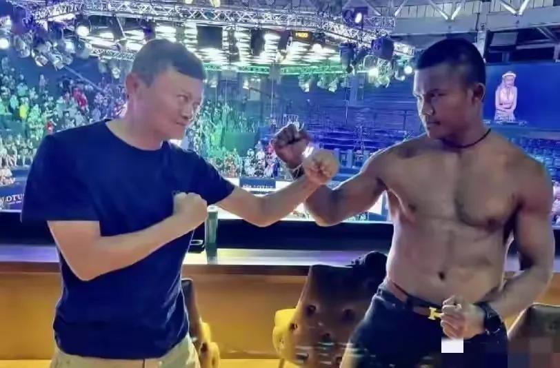 A recent photo of 58-year-old Ma Yun was exposed, and he was "compared" with the Thai boxing ...