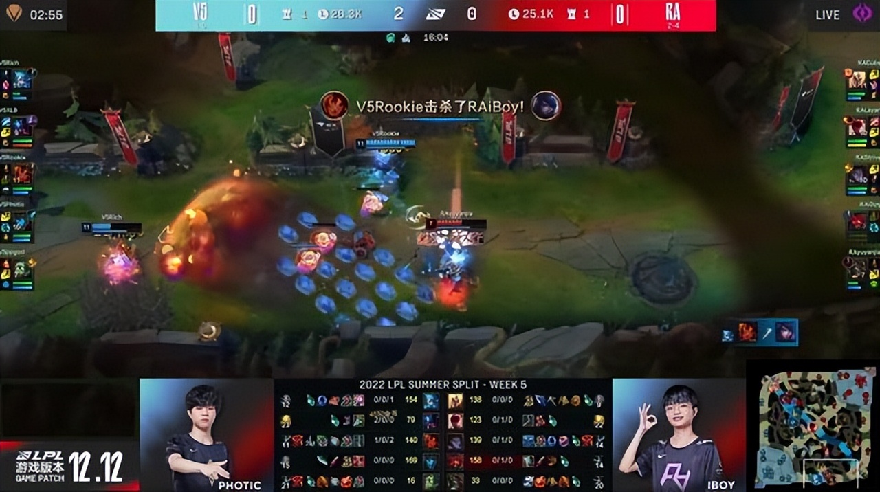 LPL夏季賽：48分鐘速勝！Rookie回歸首秀2連MVP助V5豪取7連勝 - 資訊咖
