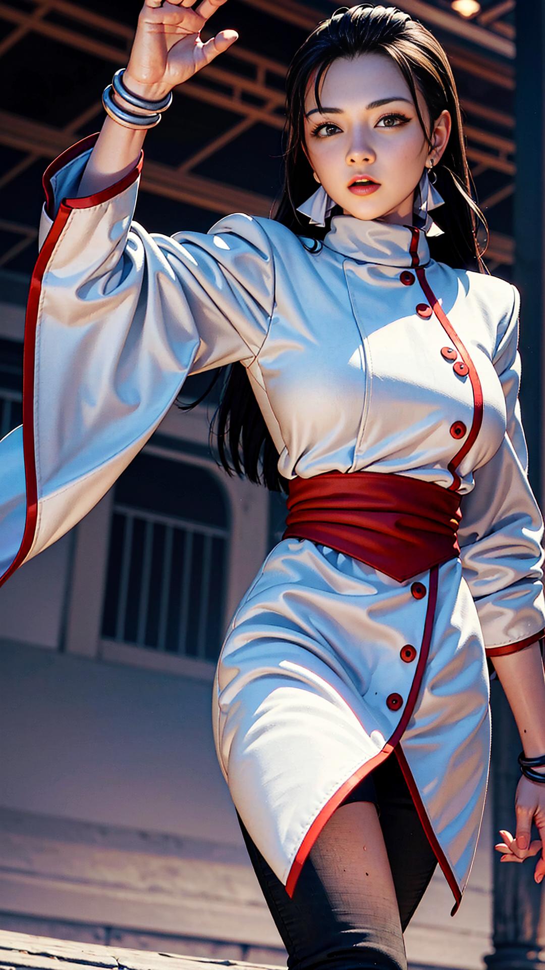 Female characters in AI painting: The King of Fighters - iNEWS