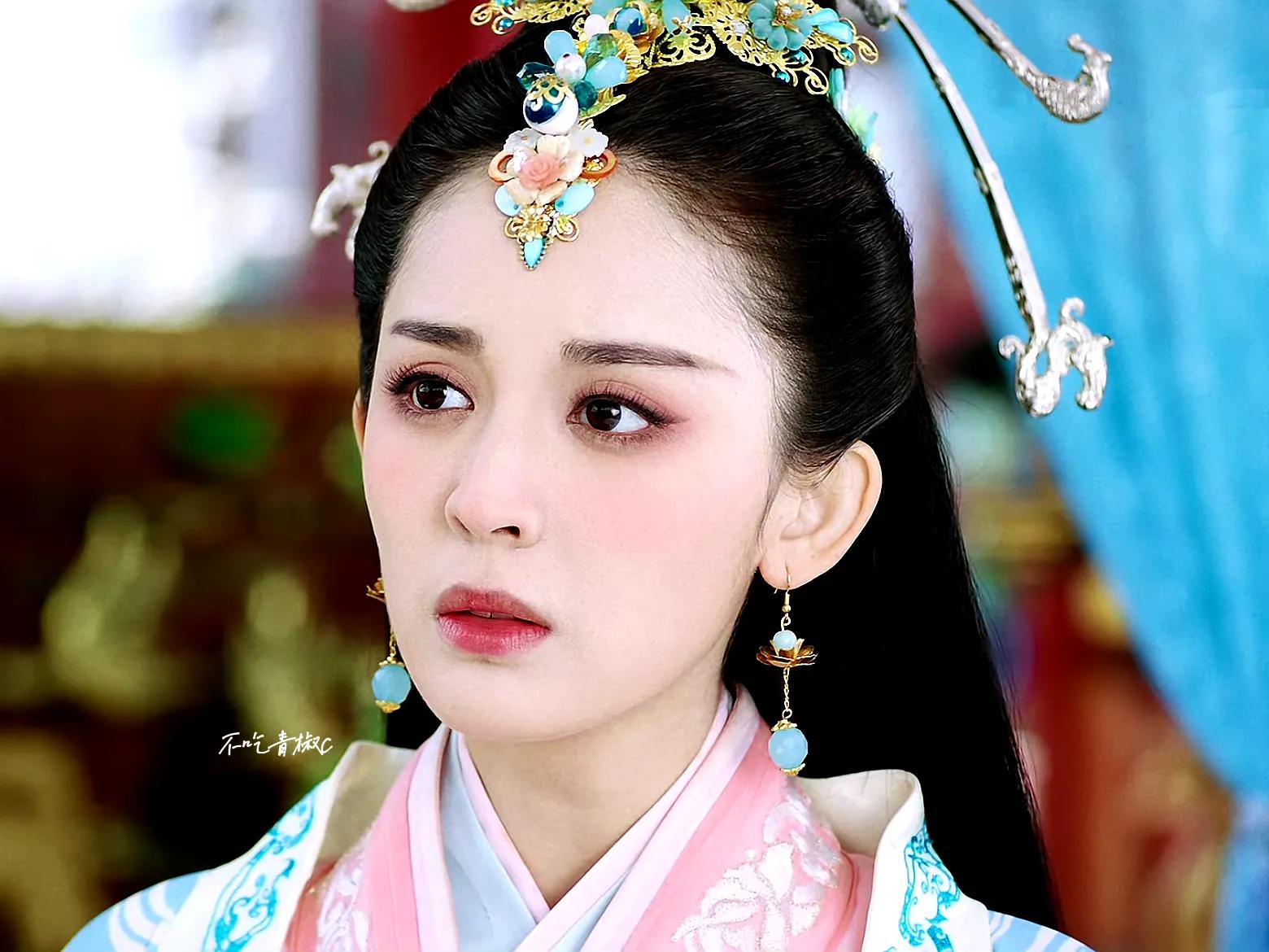 Guli Nazha's new ancient style portrait is amazing, it must be a fairy ...