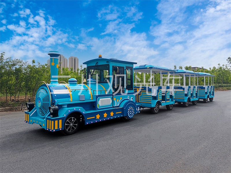 Trackless sightseeing train project introduction - iNEWS