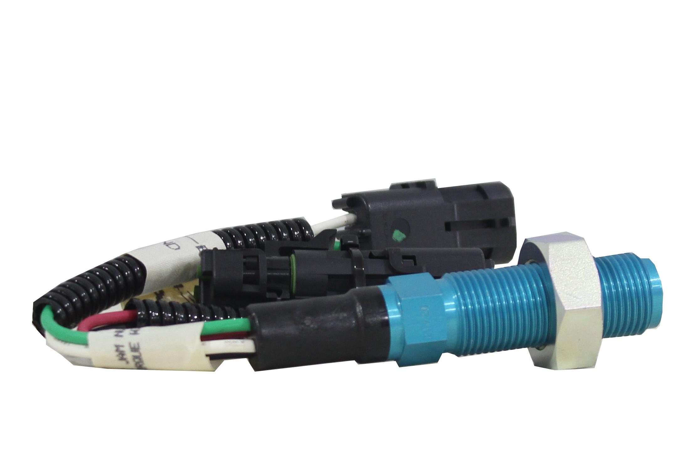 Fault case where the speed sensor is seriously oily and no pulses are ...