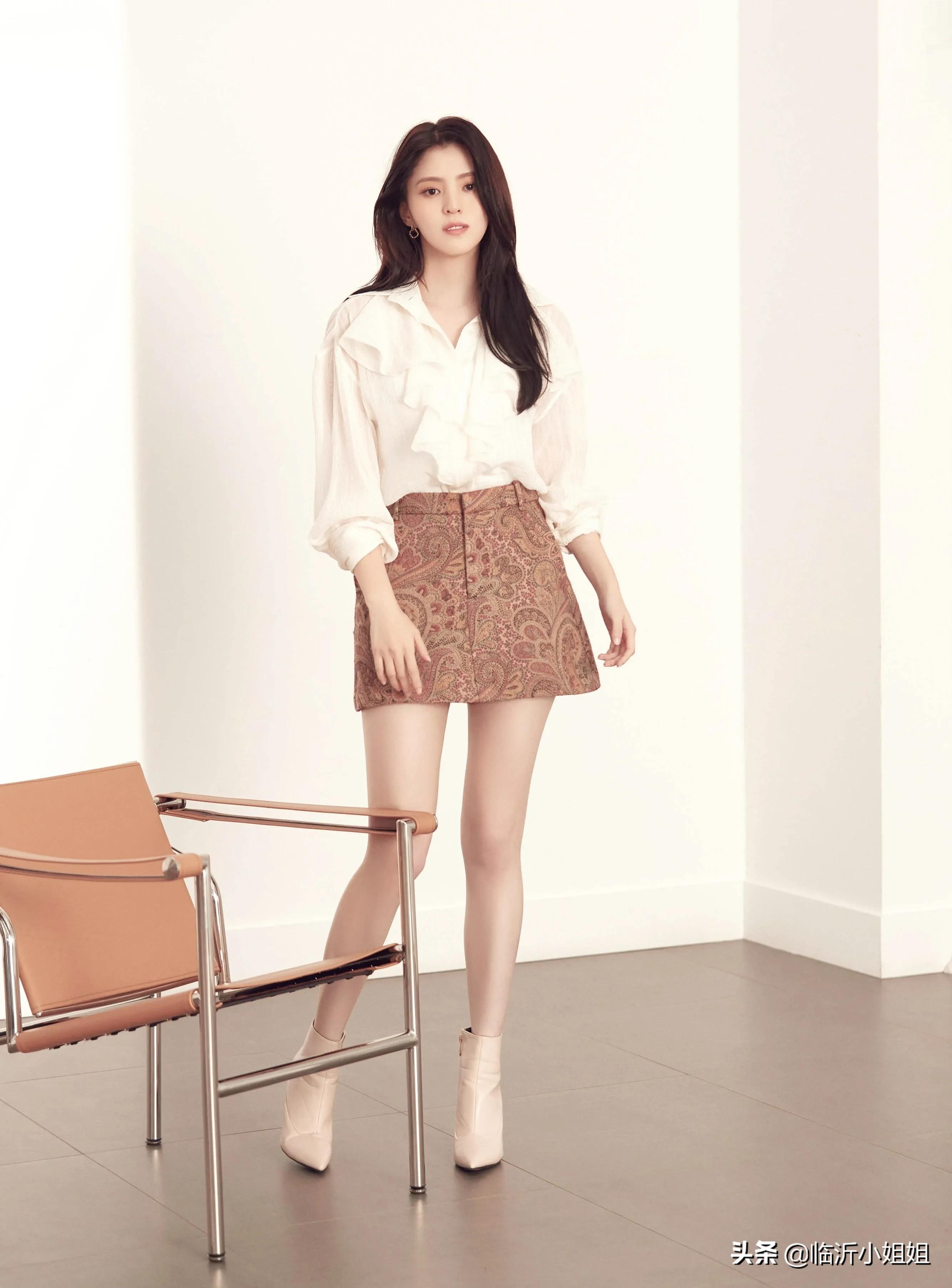 Han Suxi, the beauty of the model debut, fresh and refined appearance ...