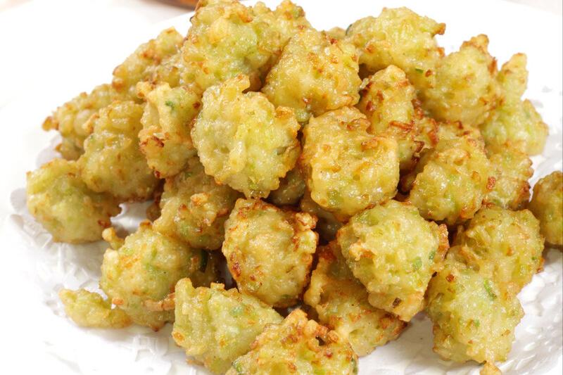 Fried radish balls, don't put flour and starch, add 2 more, the balls ...